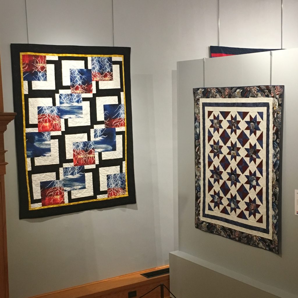 Quilts of Valor Patriotic Quilt Display | Iowa Quilt Museum